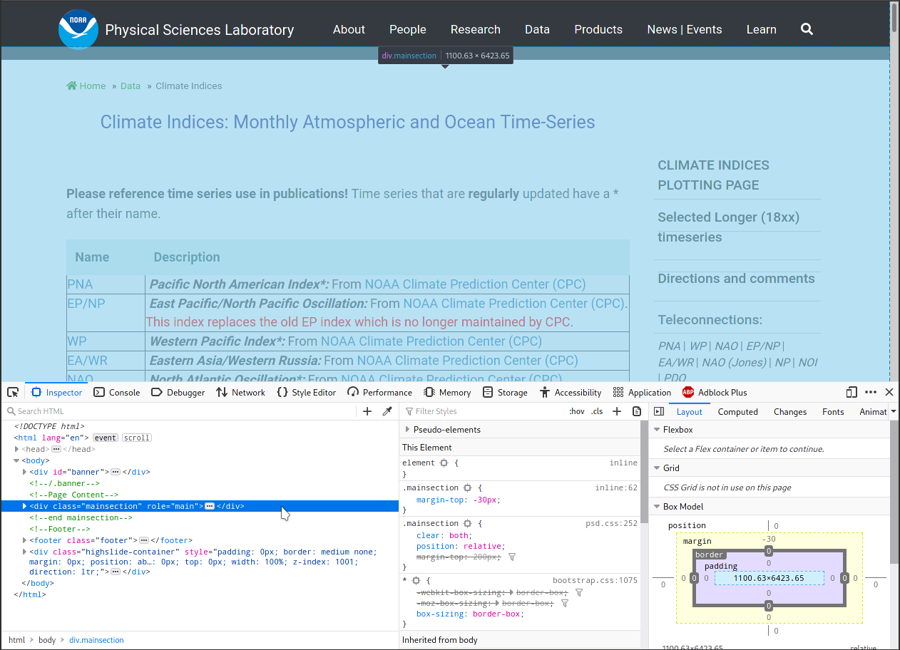 Batch download and pre-process climate indices from the NOAA Physical ...